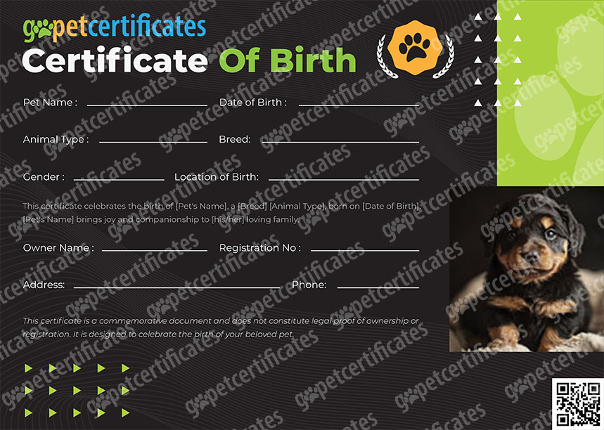 Go Pet Certificates