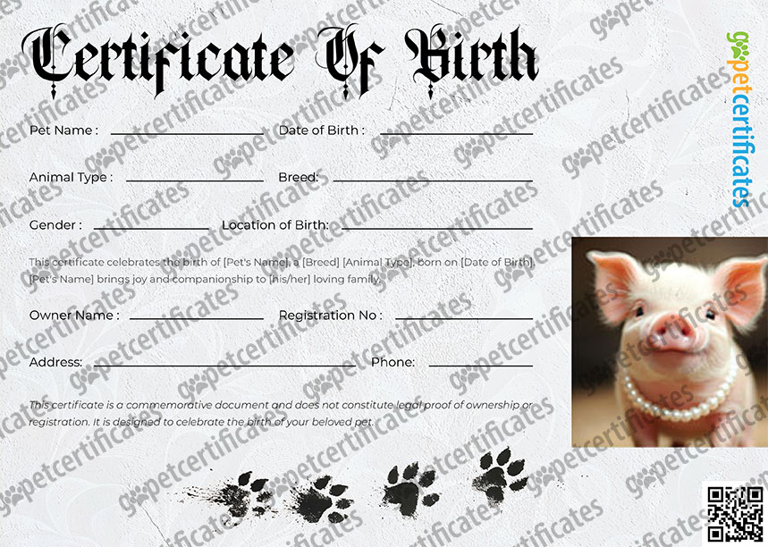 Go Pet Certificates